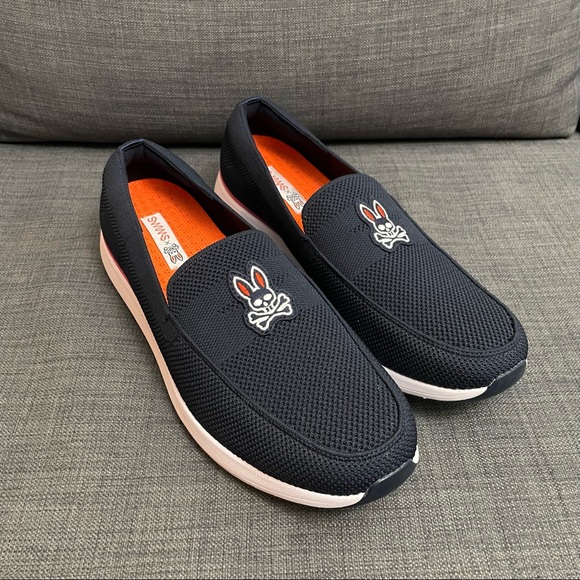 Swims | Shoes | Swims X Psycho Bunny Mens Blue Breeze Wave Penny Loafer ...